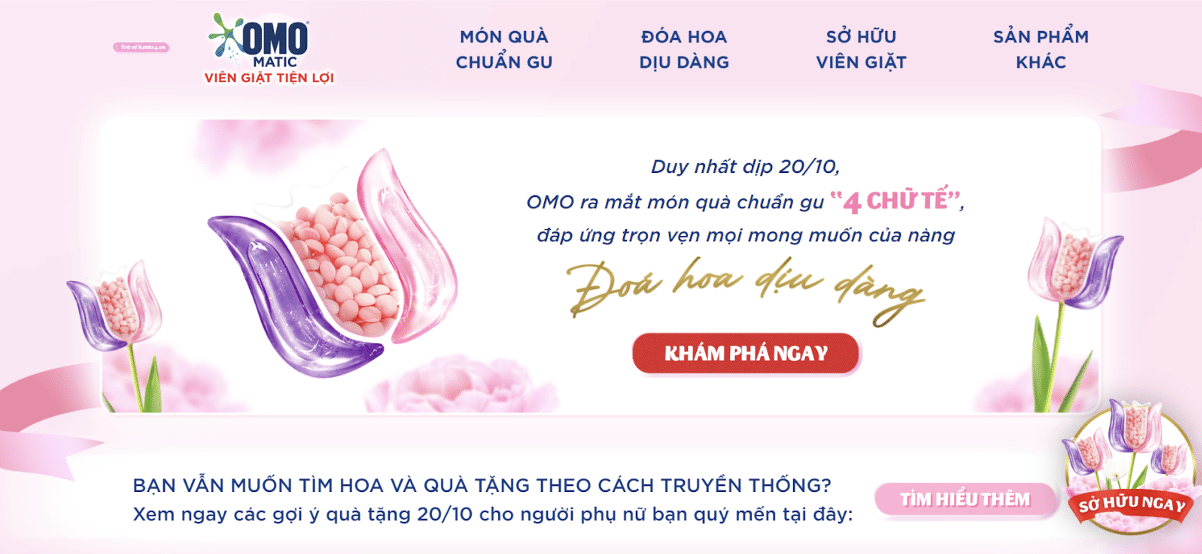 Phân tích chiến dịch truyền thông của OMO dịp 20/10: giải mã bài toán ...